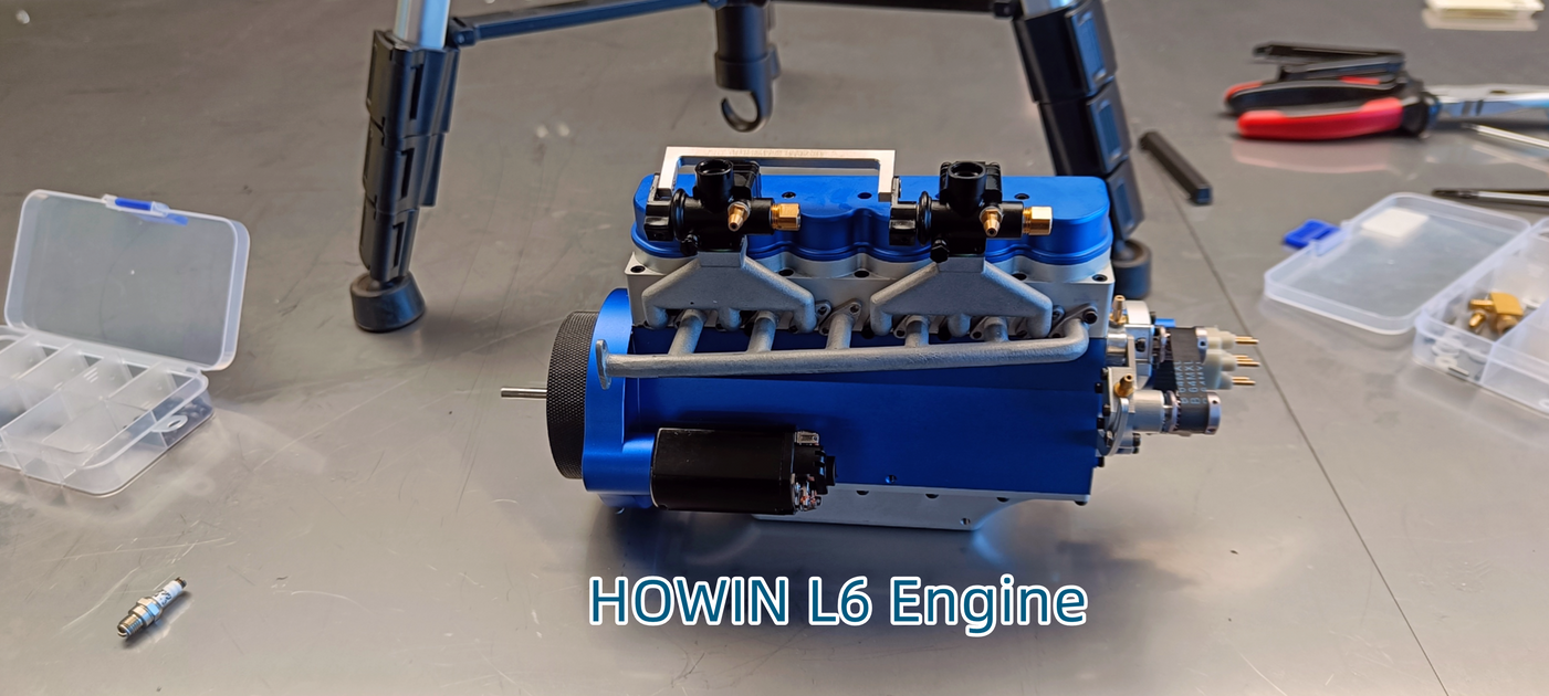 How to Build HOWIN L6 Engine Model That Work | EngineDIY