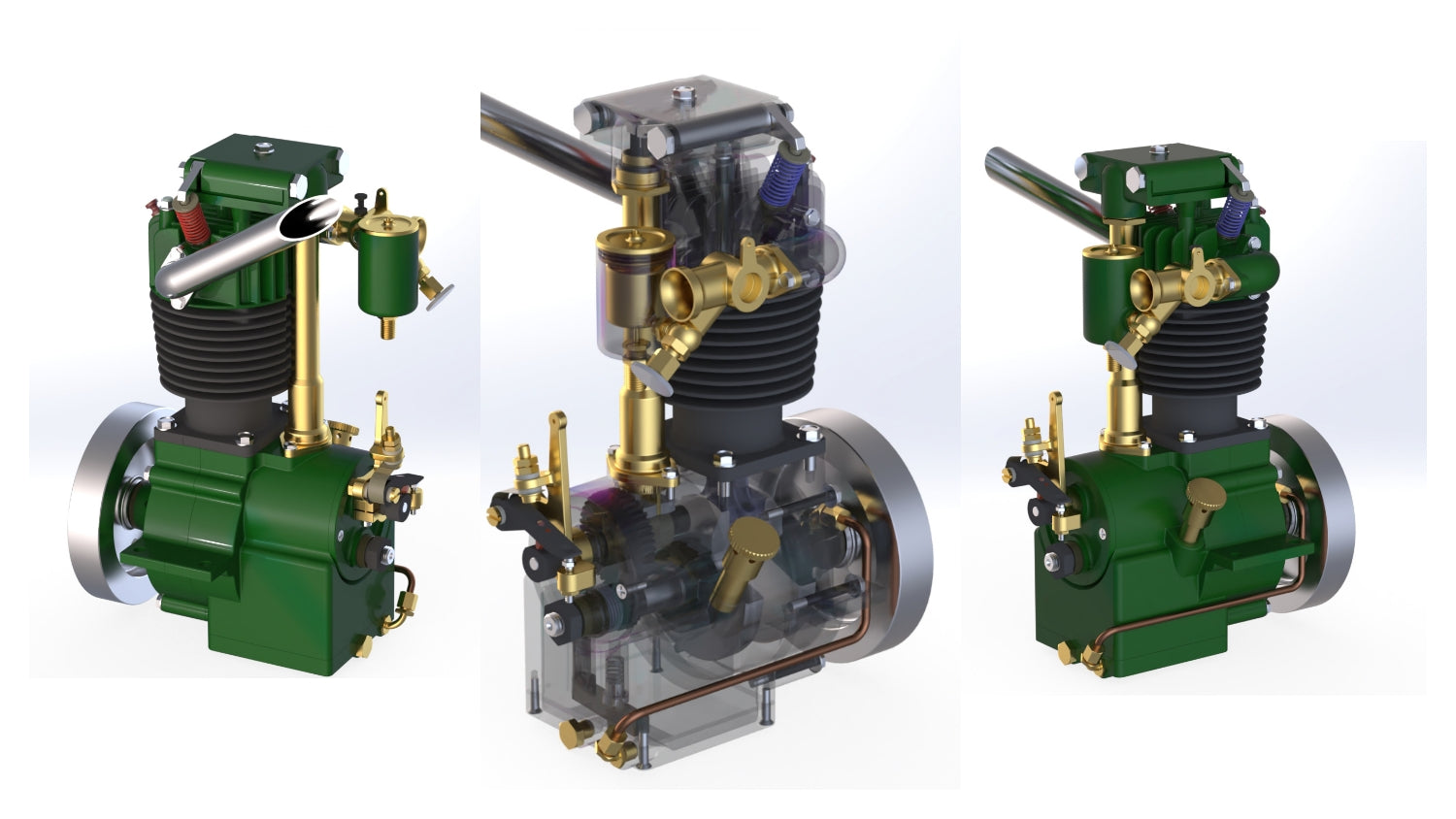 New Single-Cylinder Engine Model Base On Kittiwake Engine | EngineDIY