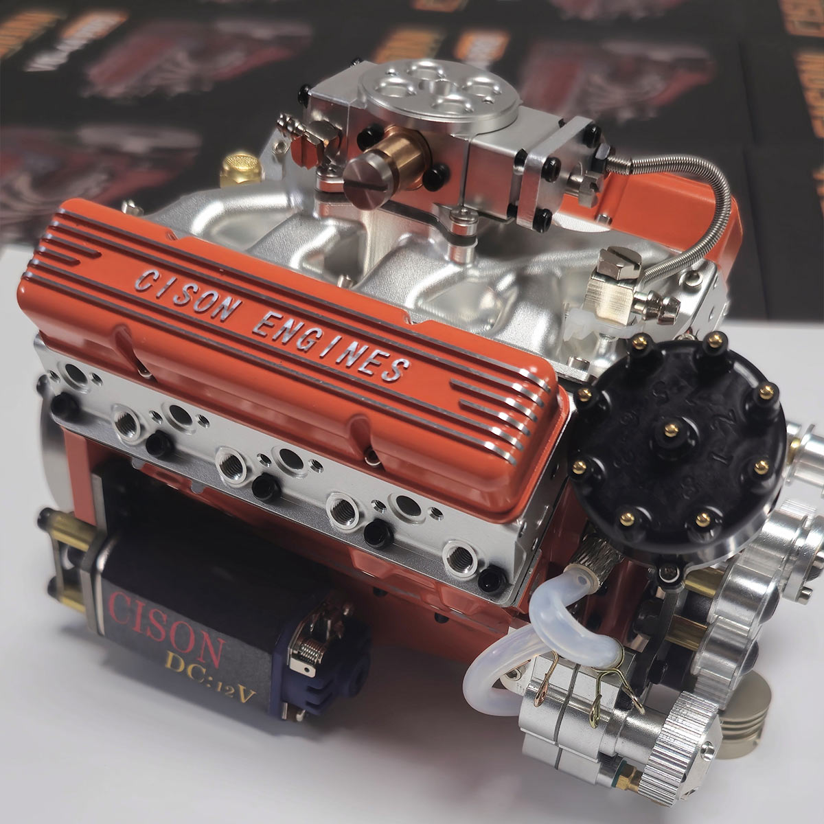 Is This the Ultimate Mini V8 Engine? Meet the Upgraded CISON V8-OHV-44 ...