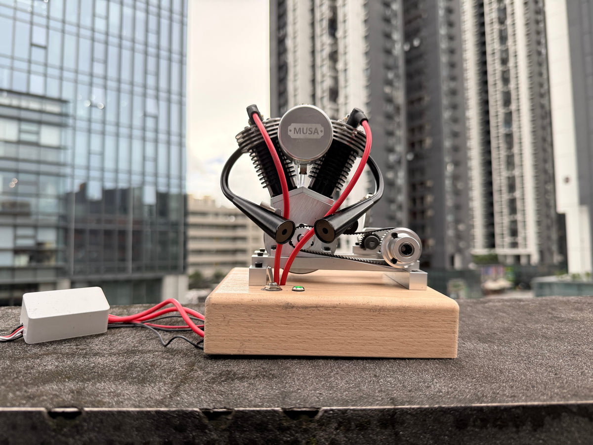 Ever Wondered What a Miniature Harley-Inspired V2 Engine Sounds Like ...