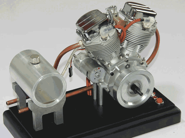 Understanding the Kickstart of the V-Twin Motorcycle Engine Model ...