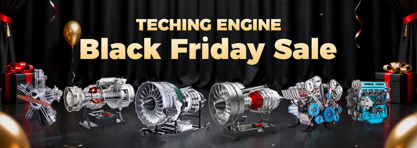TECHING Engine Model Kit | V8 Engine | Build Your Own Engine - EngineDIY