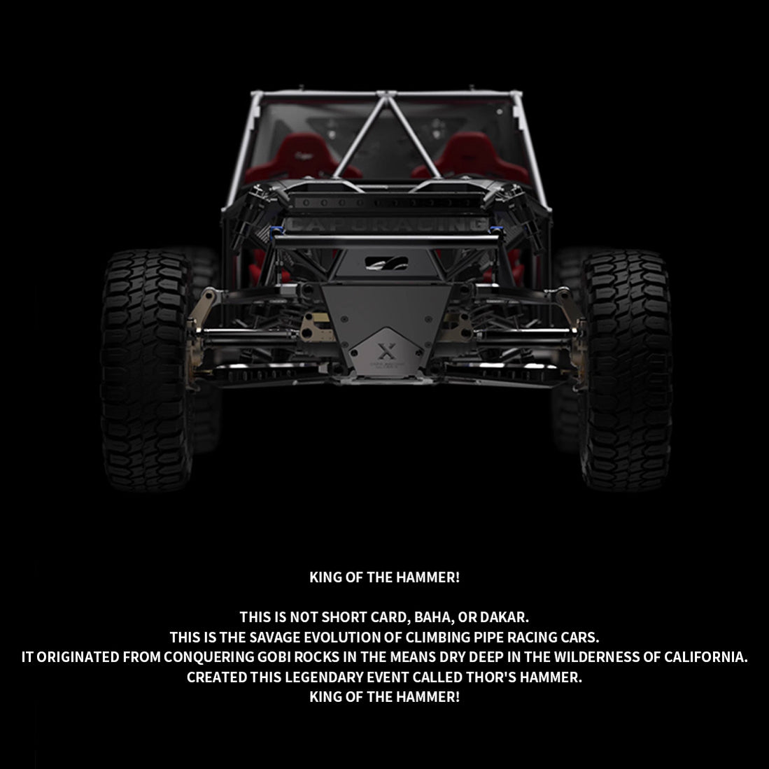 Capo U4 CD1582X Queen 1/8 Scale RC Off-Road Crawler Vehicle Model Kit ...