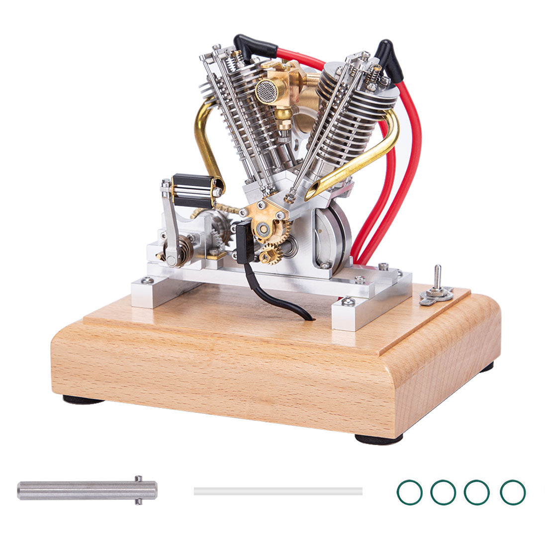 H08 Hoglet V2 Engine/4.2CC OHV V-Twin/Four-Stroke Gasoline Engine Mini ...