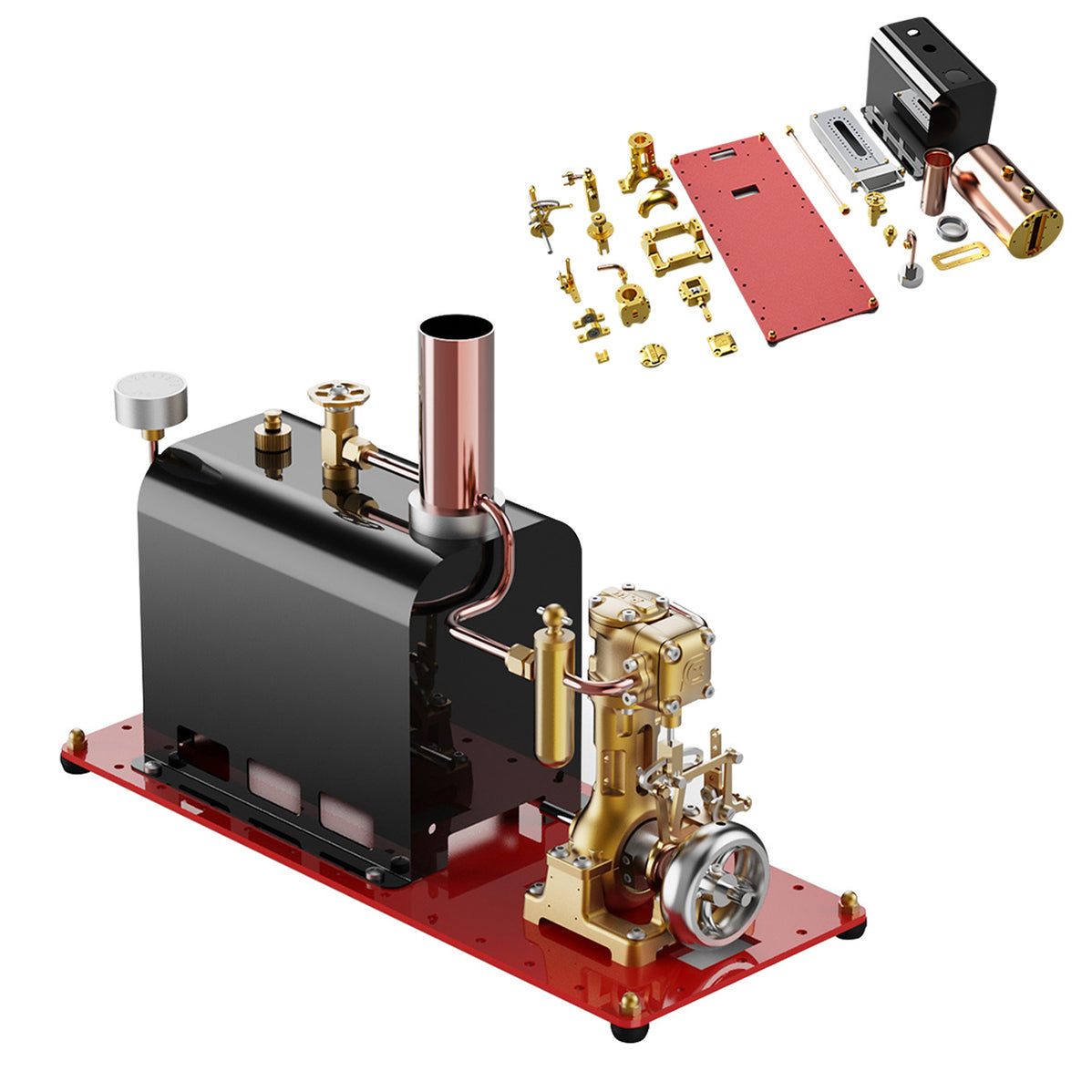 Steam Engine Model Kit | Mini Steam Engine for Adults - EngineDIY