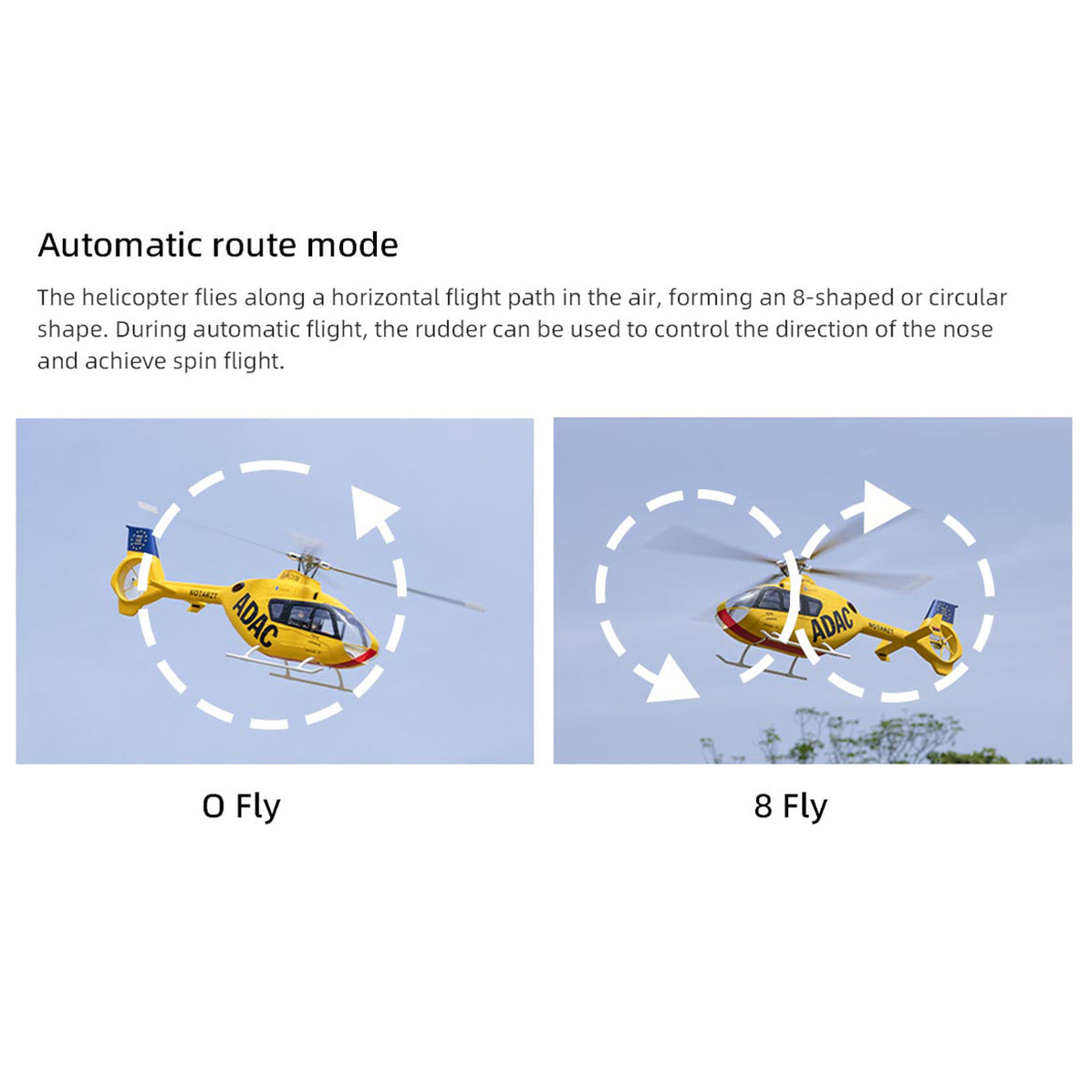 FLYWING EC135 470 Class RC Helicopter ADAC 6CH 2.4G - EngineDIY
