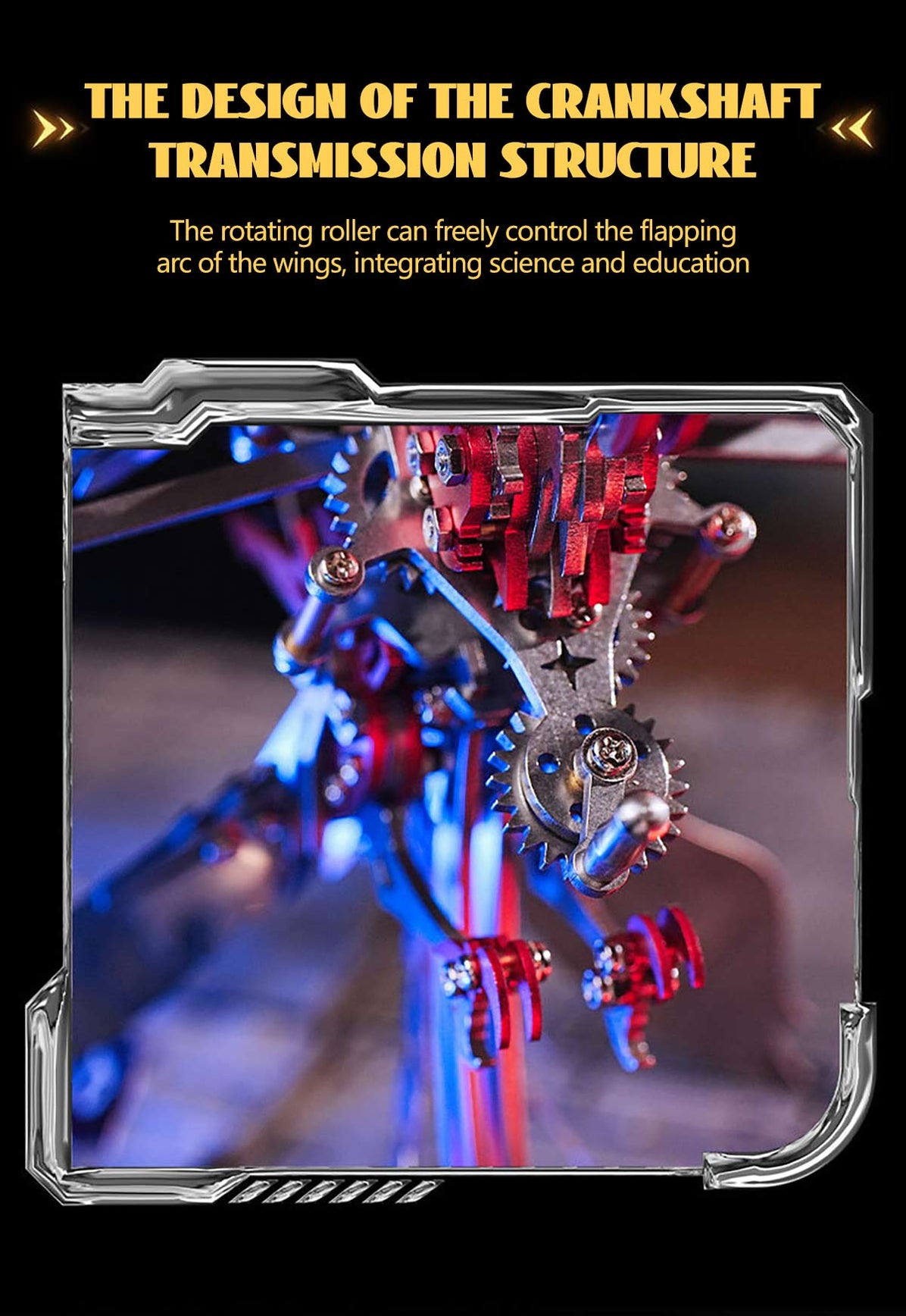 3D Metal Mechanical Phoenix Assembly Model Kit with Mechanical Transmi ...