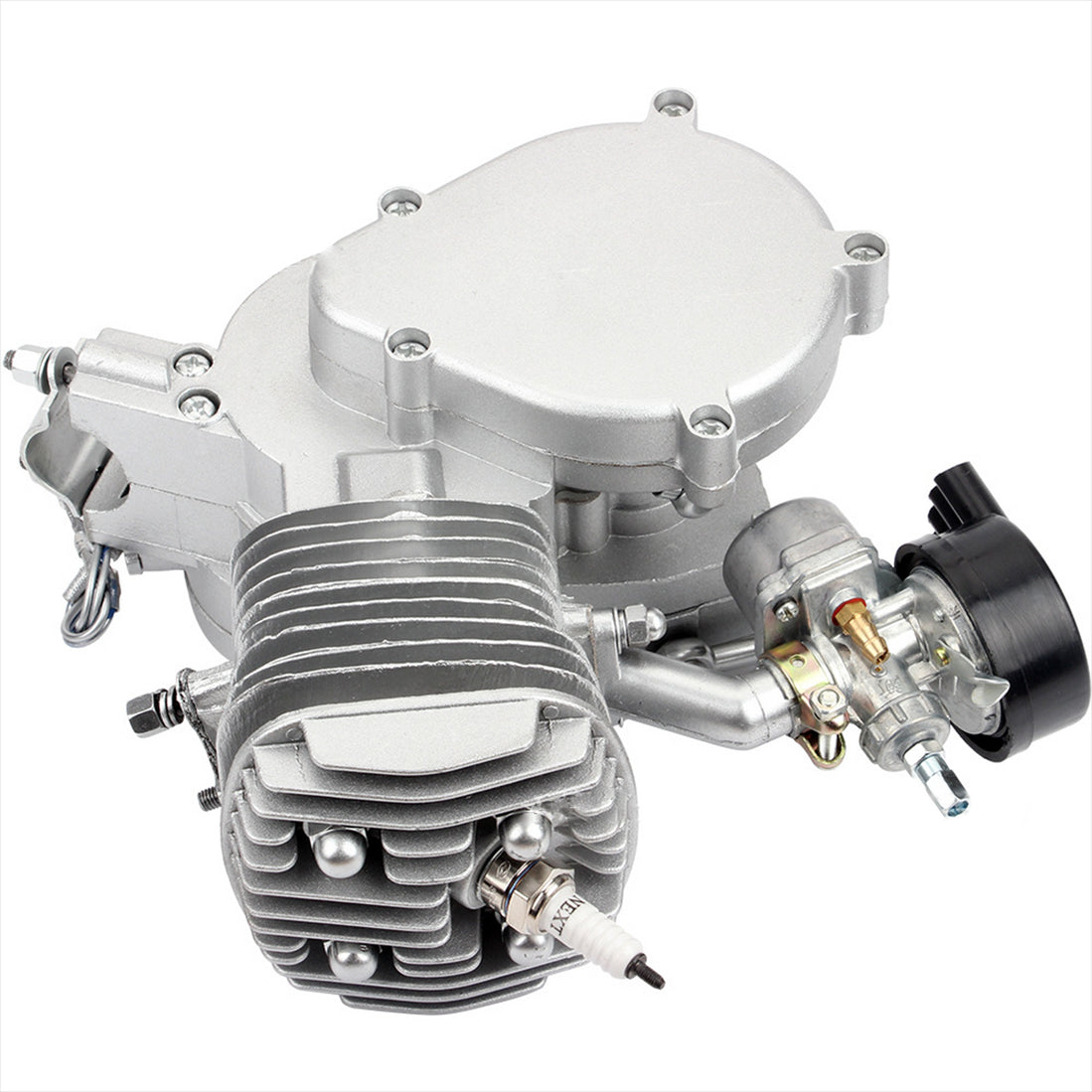 80CC Mini 2-Stroke CNC Single-Cylinder Pull-Start Gasolin Internal Com ...