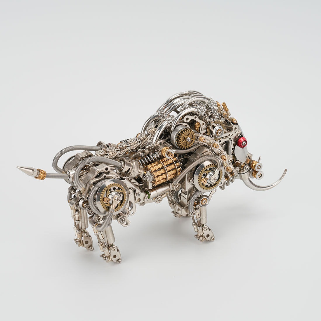 Raging Tusk 3D Metal Mechanical Boar Model Kit–DIY Steampunk Animal As ...