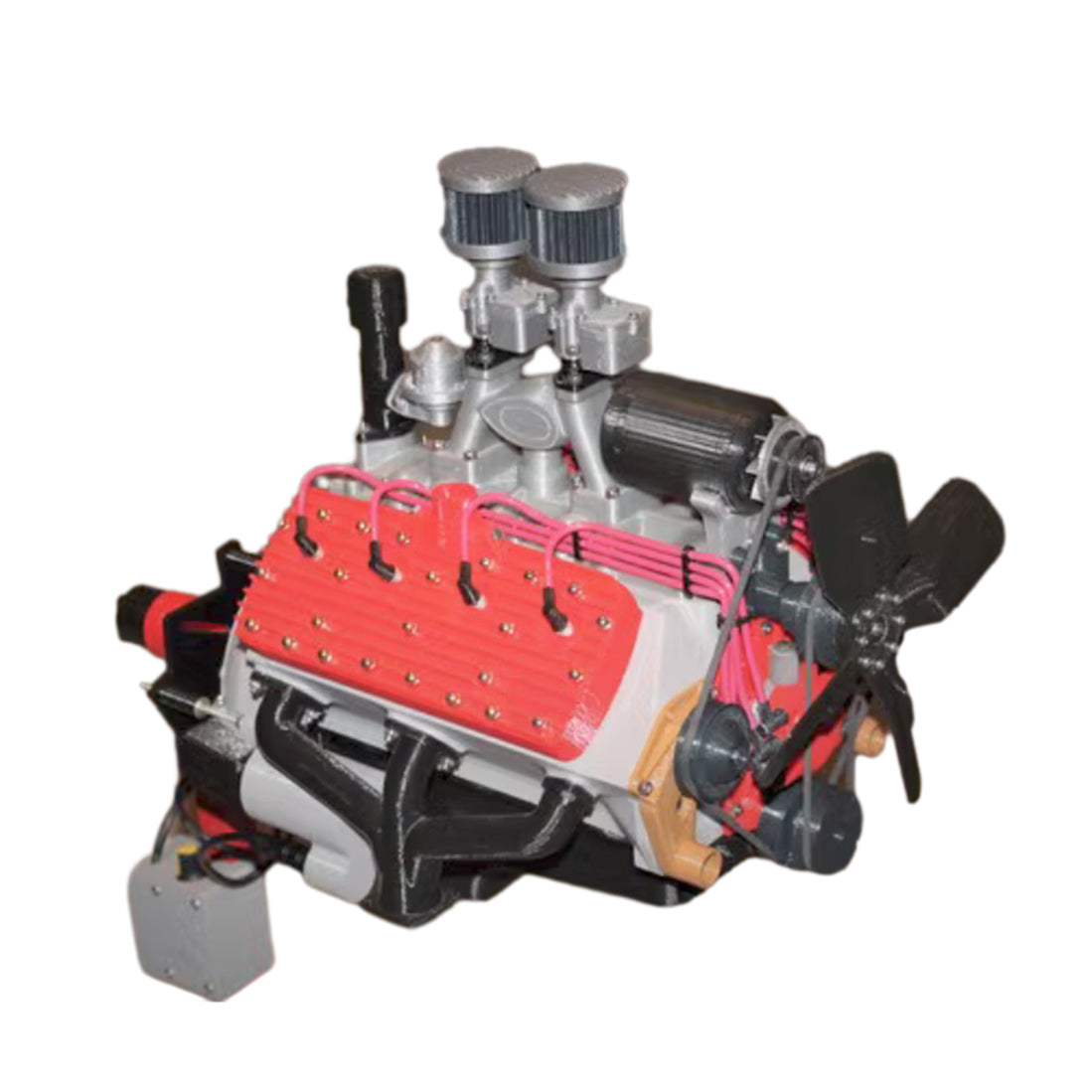 1/4 Scale Flathead V8 Engine Functional & Detachable FDM 3D Printed En ...