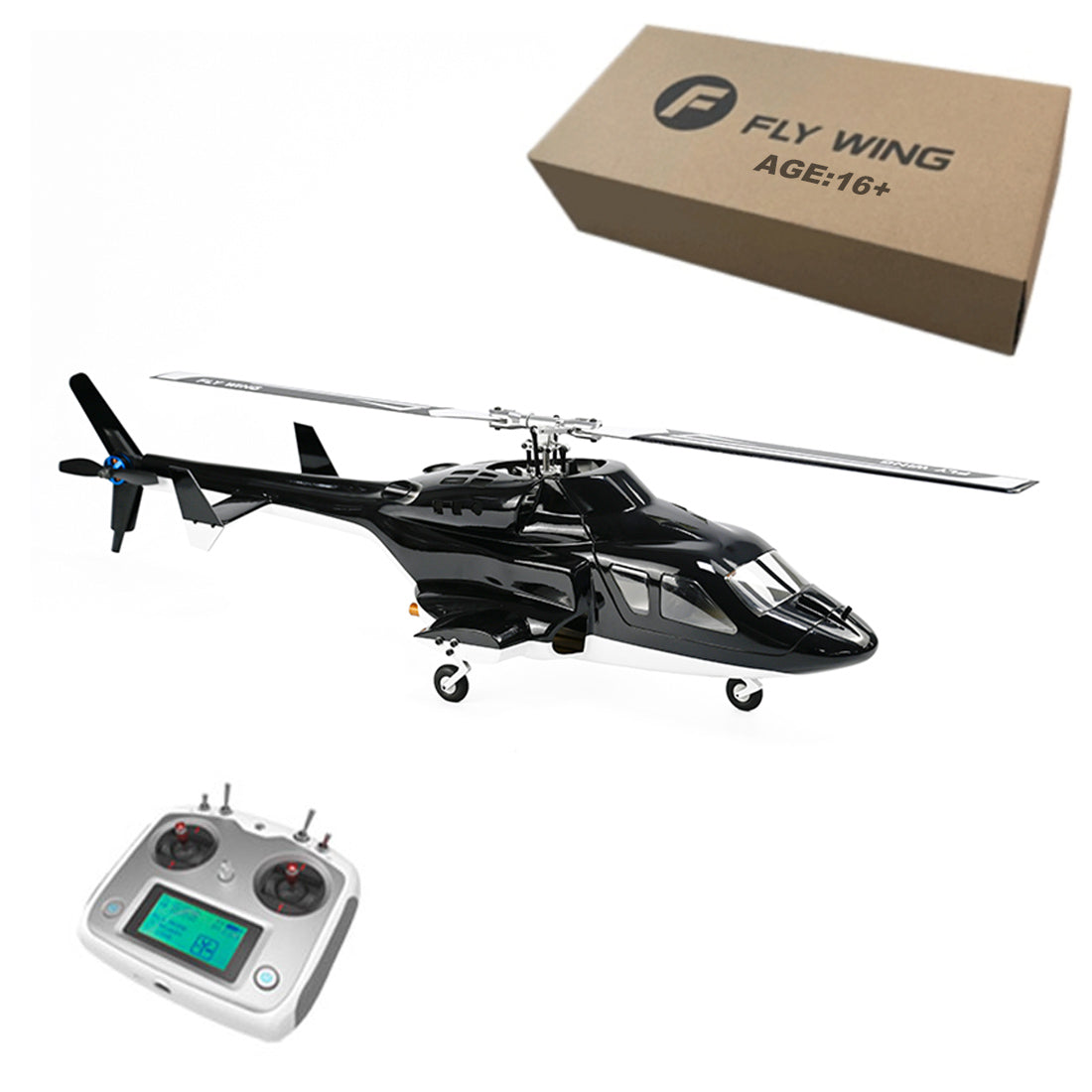 FLYWING FW450L Airwolf 450-Class RC Helicopter 2.4G RC 6CH Electric Ai ...