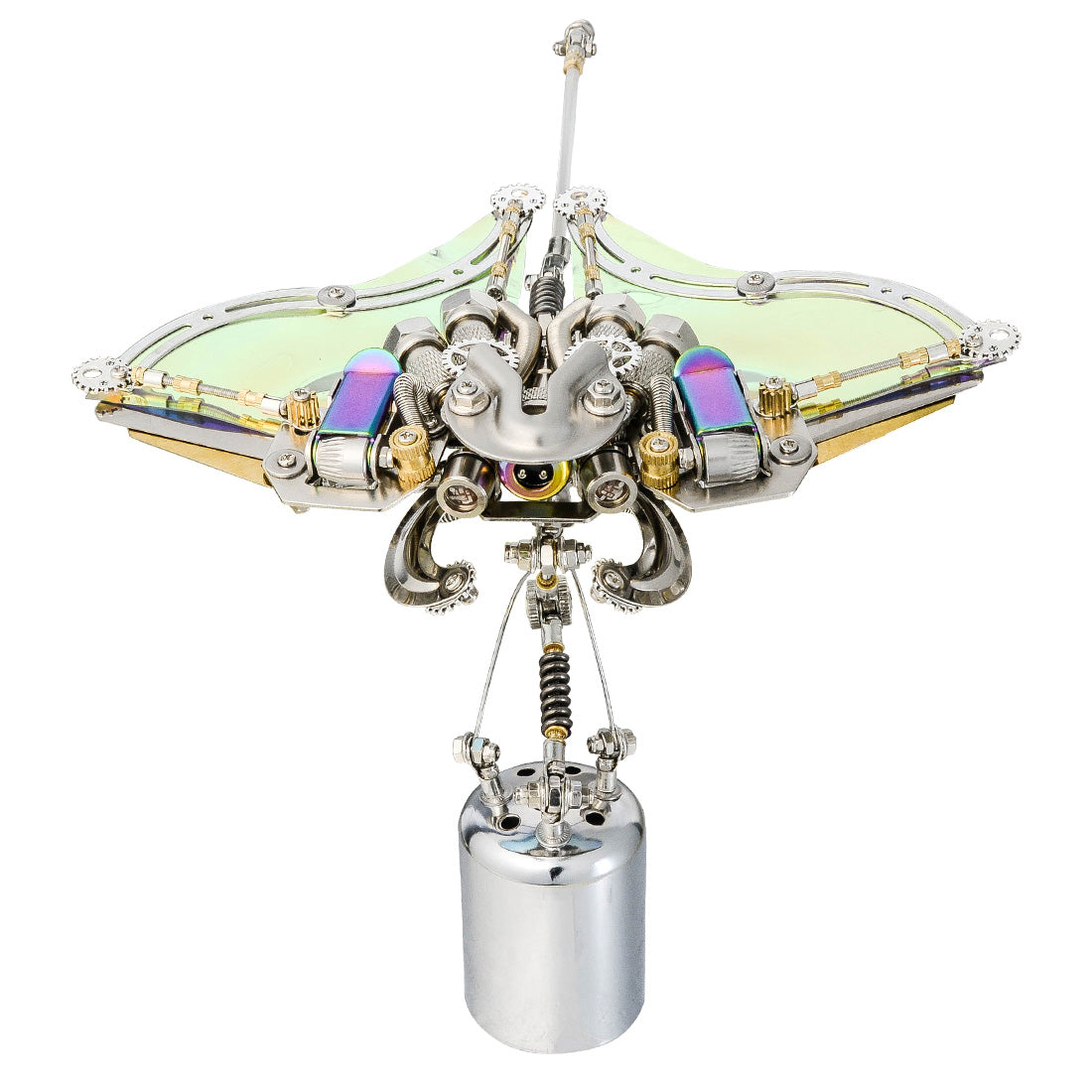 Mechanical Manta Ray 3D Steampunk Metal Kits with Bright Eyes and Tran ...