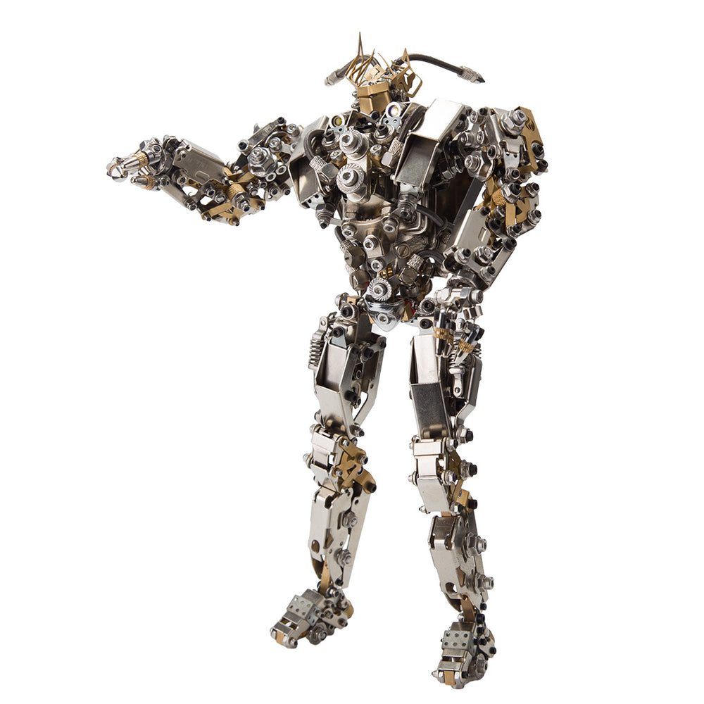 3D Protoss Mecha Metal Model With Light Steampunk DIY Jigsaw - EngineDIY