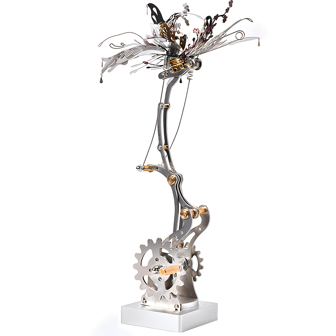 3D Metal Mechanical Butterfly Assembly Model Kit with Mechanical Trans ...