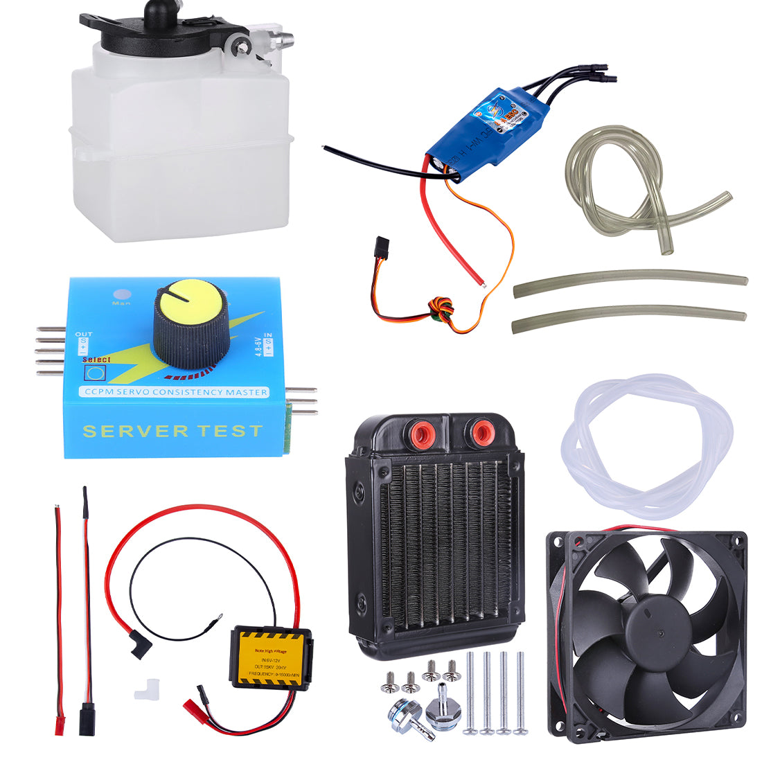 Starter Kit for ENJOMOR V8 GS-V8 Engine and DOHC 36cc DOHC Inline 4 Cy ...