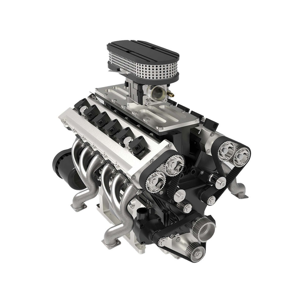 ENJOMOR V12 Engine Model That Works - GS-V12 72CC DOHC Gas Engine ...