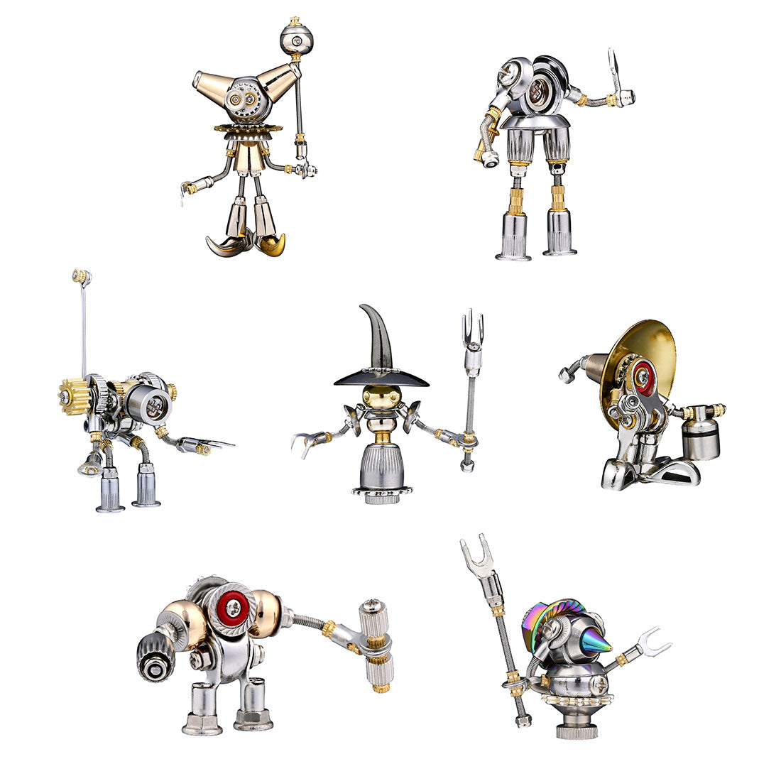 3D Metal Steampunk Mecha Assembly Model Kit Christmas Blind Box - EngineDIY