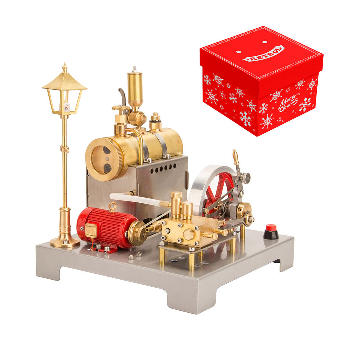 RETROL SE-02 Stationary Steam Engine Model and Boiler Model Kit ...