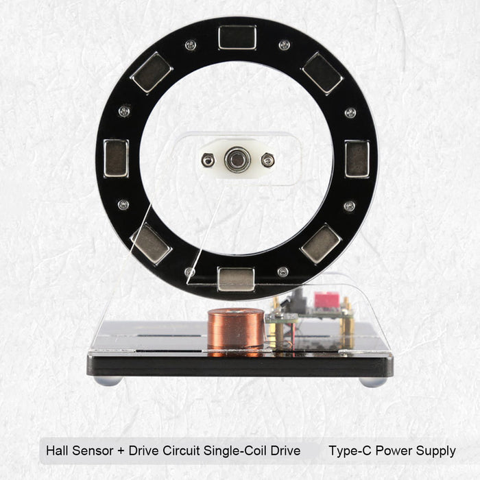 Small Hall Sensor Motor Model - Brushless Ferris Wheel Demonstrator, B ...