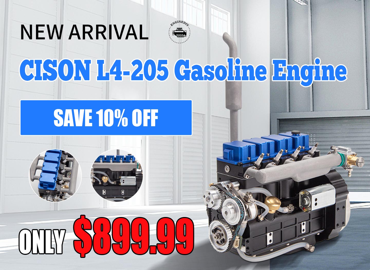 Engine DIY Kit | Engine Model Building Kits for Adults - EngineDIY