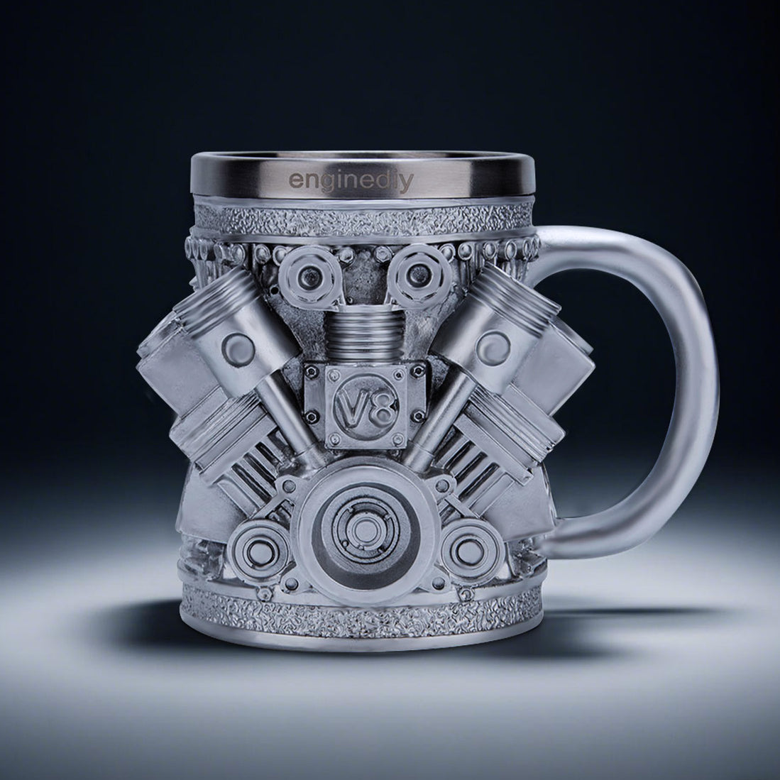 V8 Engine Coffee Cup-EngineDIY