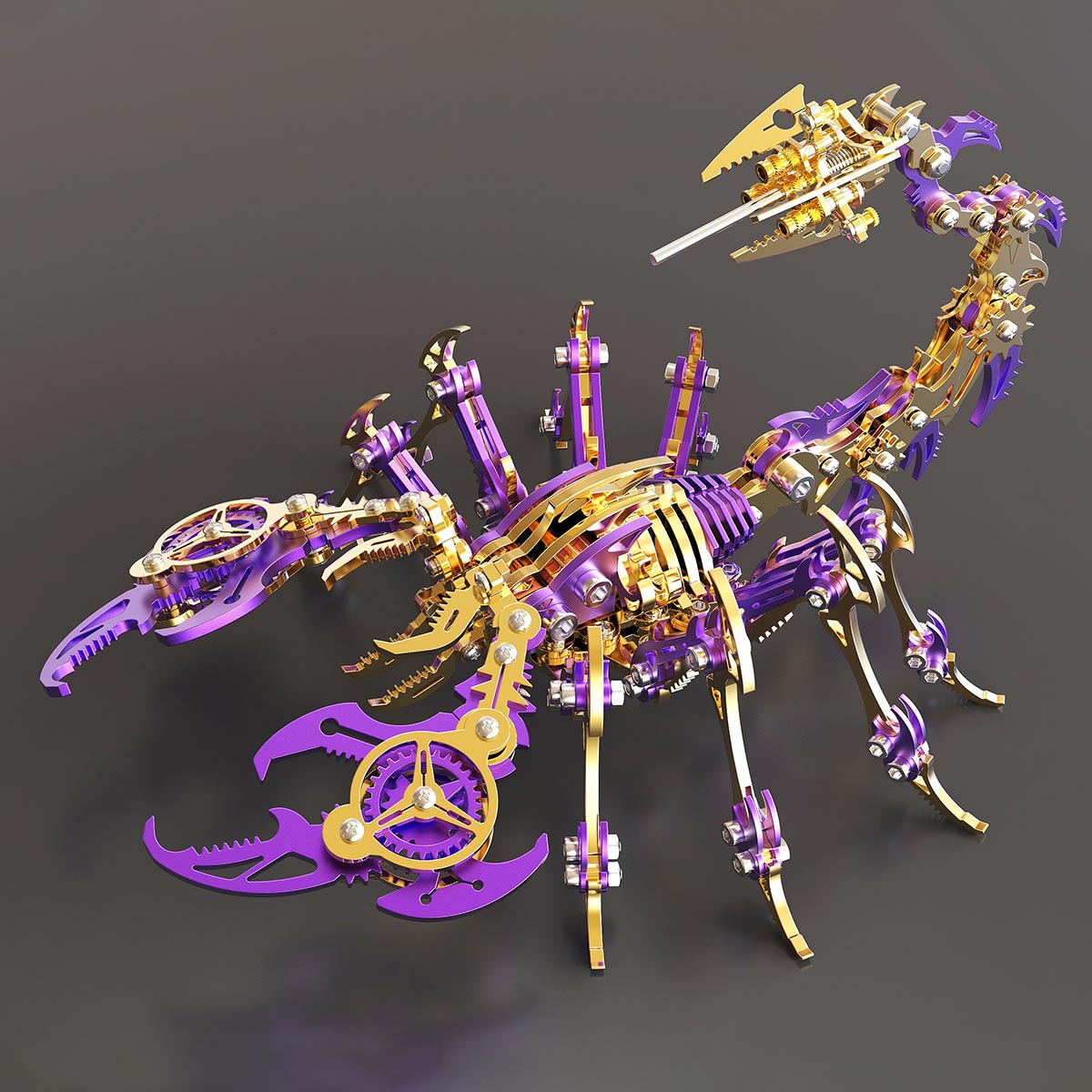 3D Metal Mechanical Scorpion Model Kit Mechanical Assembly Crafts-200P ...