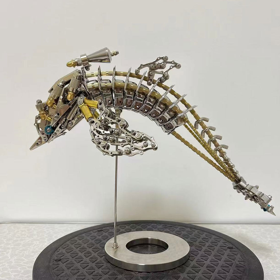 3D DIY Mechanical Dolphin Steampunk Metal Assembly Model Bionic Oceani ...