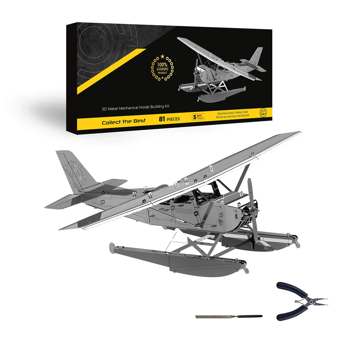 3D Metal Aircraft Model Kit, Collectible Desktop Display for Aviation ...
