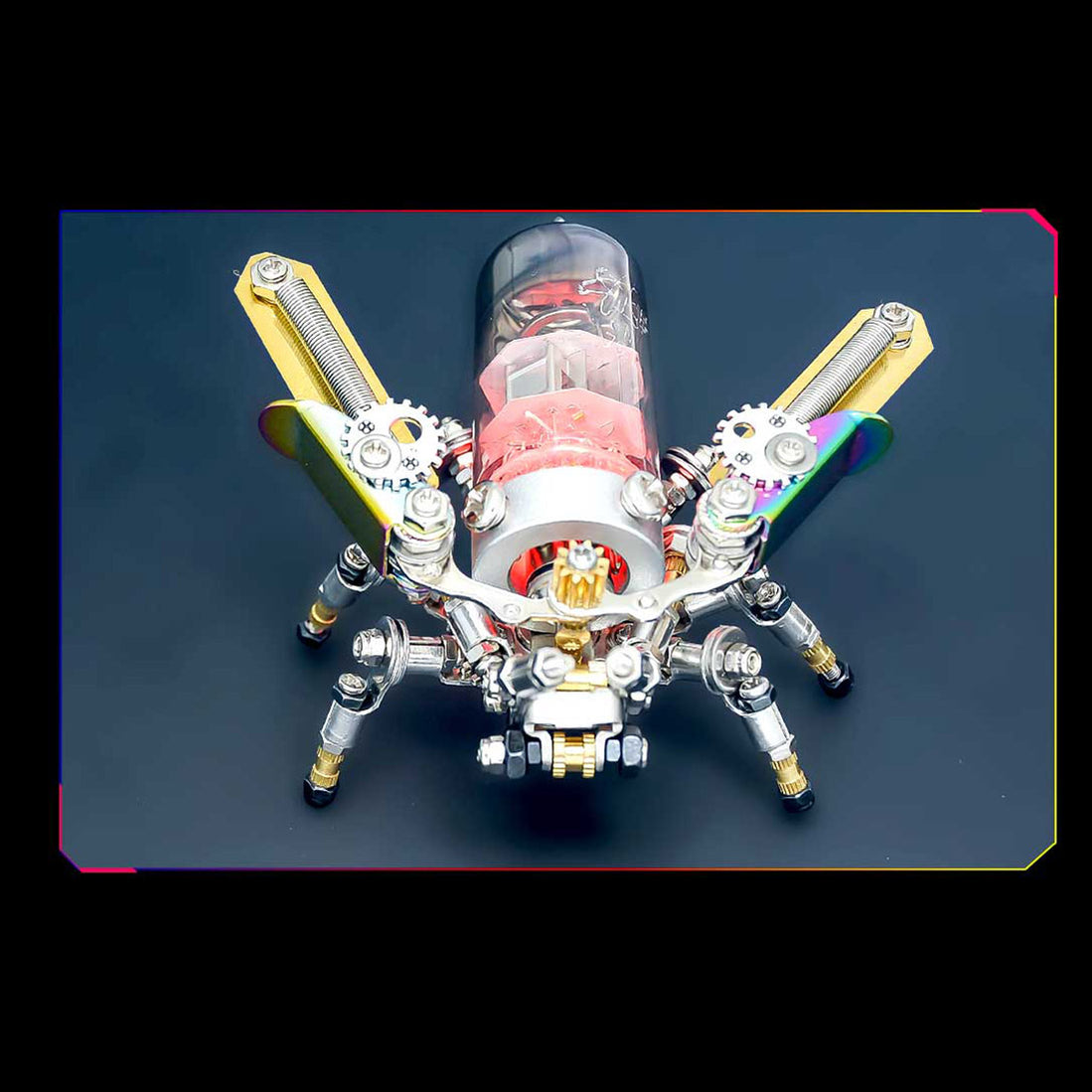 Mechanical Firefly 3D Metal DIY Insect Metal Assembly Model Colorful P ...