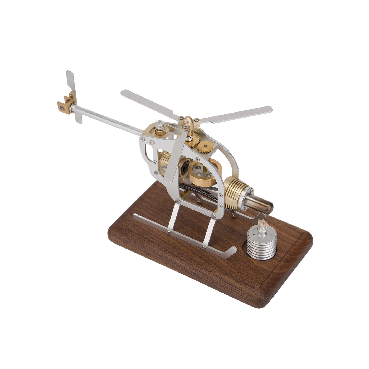 DIY Helicopter Model Kit Parts Working Hot Air Stirling Engine Kit-Sti ...