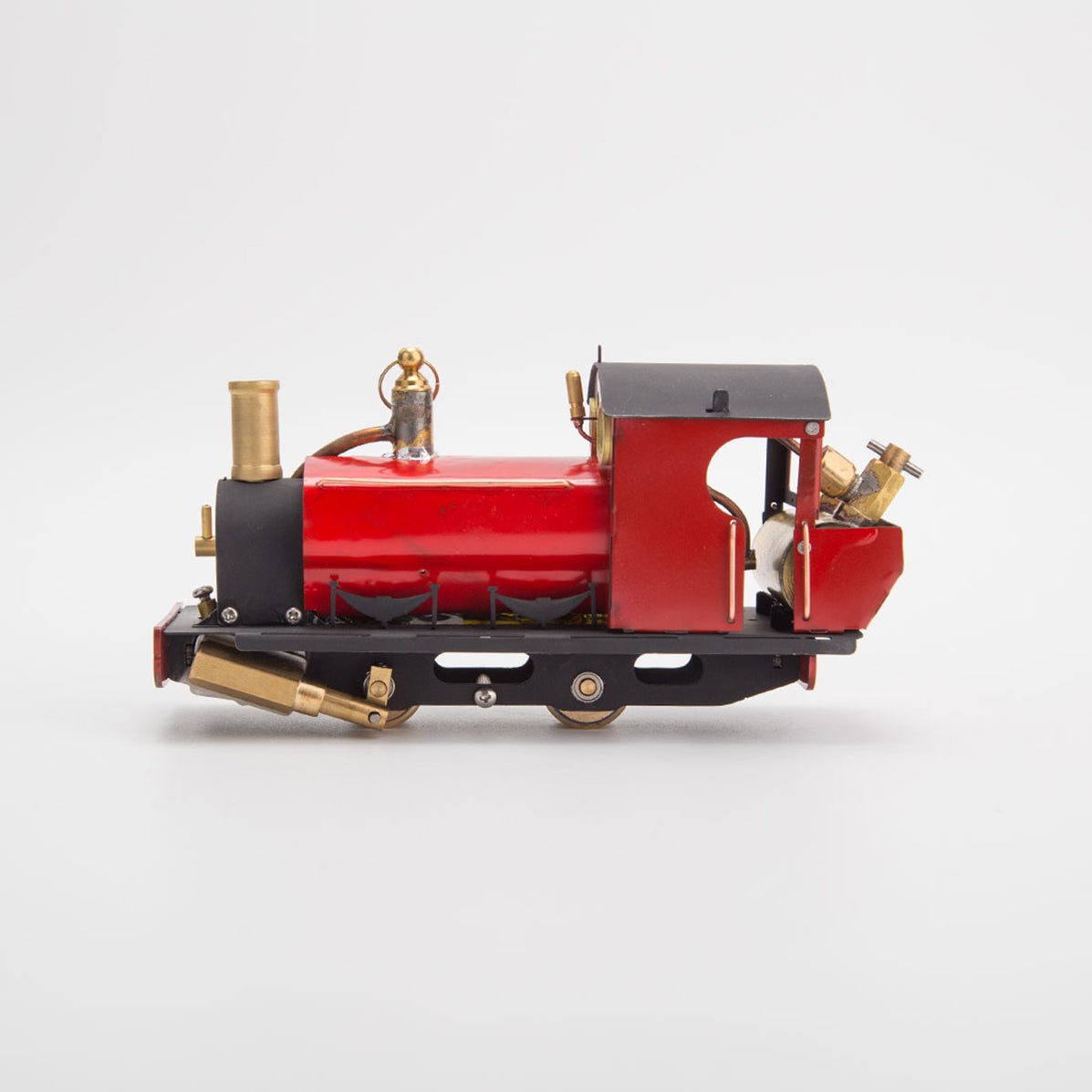 1/50 HO Scale Live Steam Locomotive Model with Oscillating Steam Engin ...