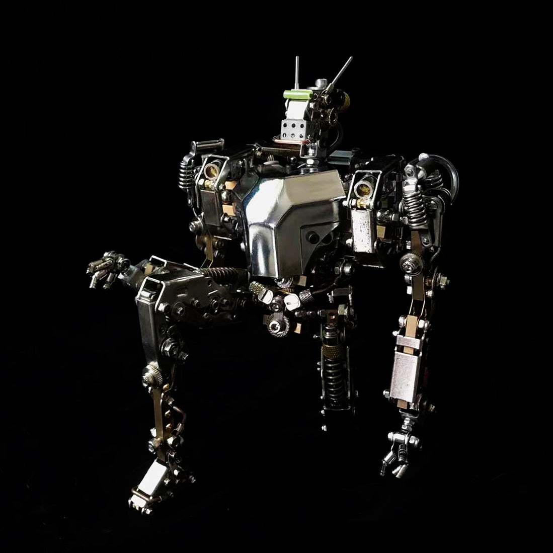 Humanoid-1 3D Metal Future Mech War Machine Model with Articulated Joi ...
