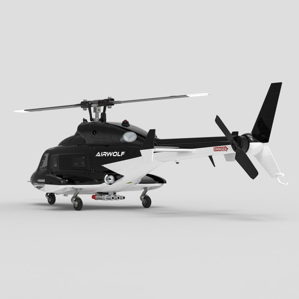 WOLFBUSH AW-911 Airwolf 1/34 2.4G 9CH Flybarless RC Helicopter Model w ...