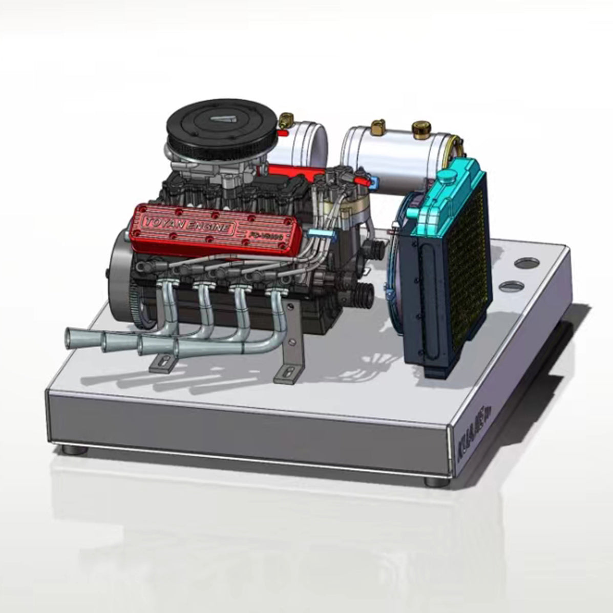 TOYAN FS-V800WGPC V8 Engine With Starter Kit, Stand and Accessories-On ...