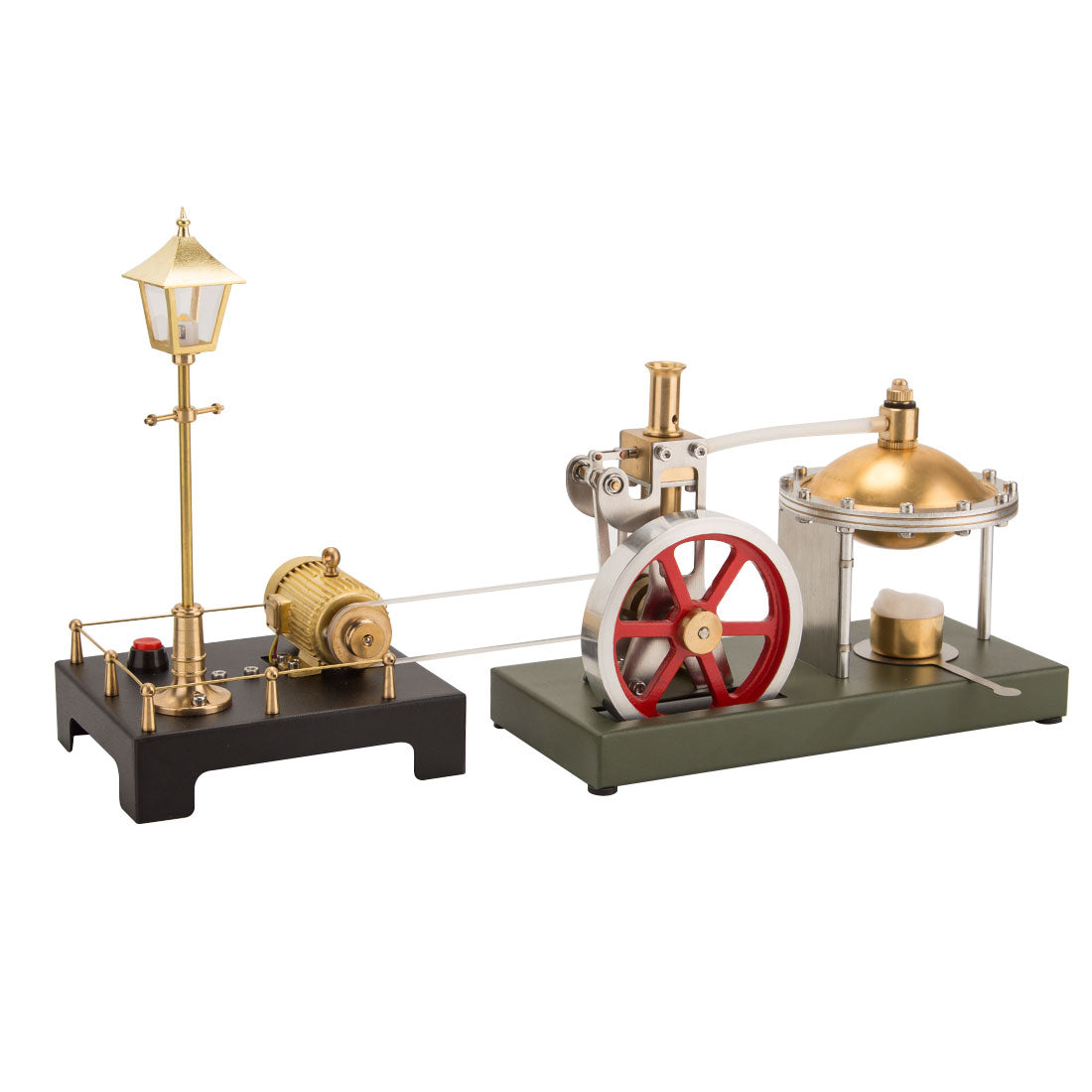 ENGINEDIY Retro Steam Engine Kit with Boiler, Steam Generator, Lamp ...