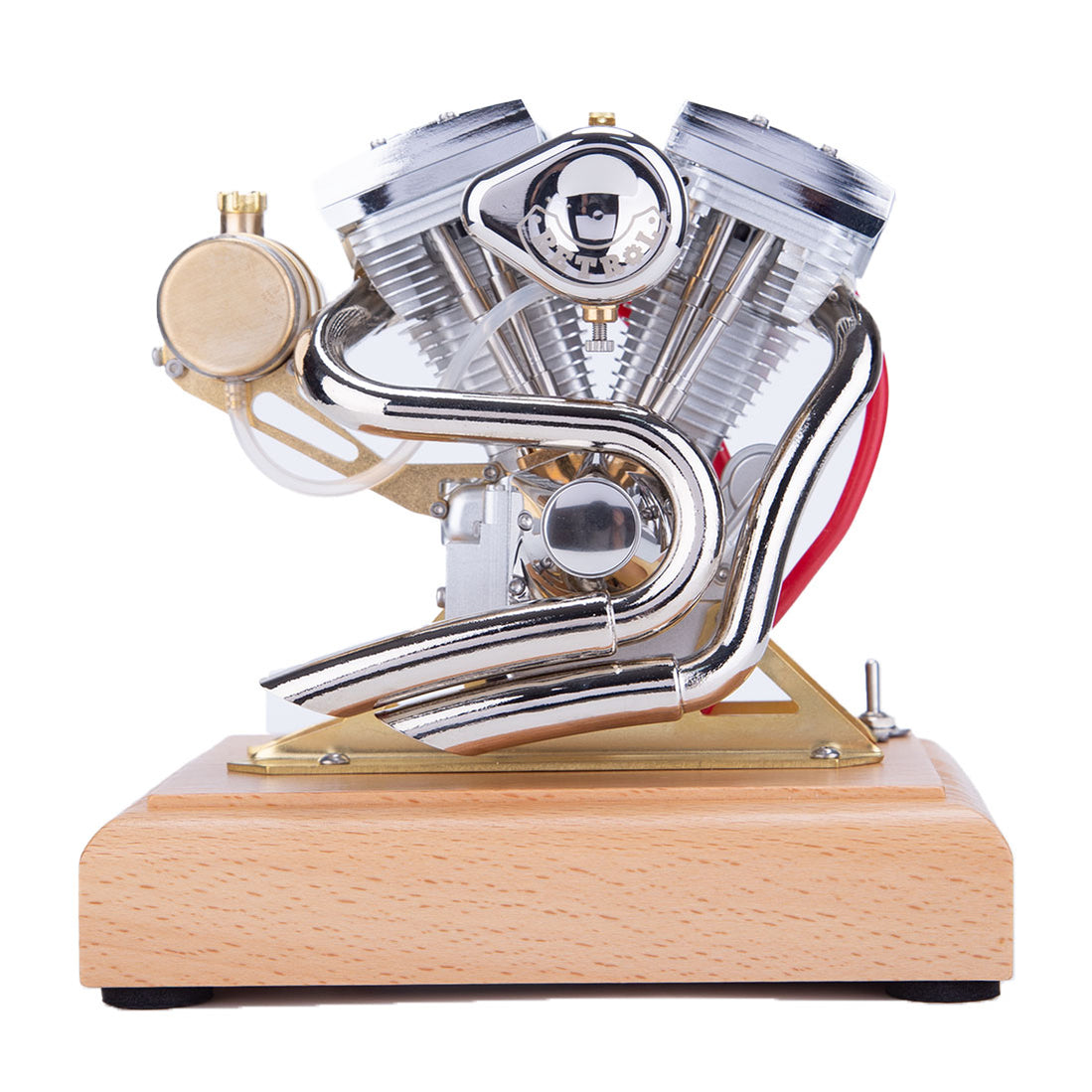 RETROL R34 OHV 4.2CC V-Twin Four-Stroke Gasoline Engine Mini Retro Mot ...