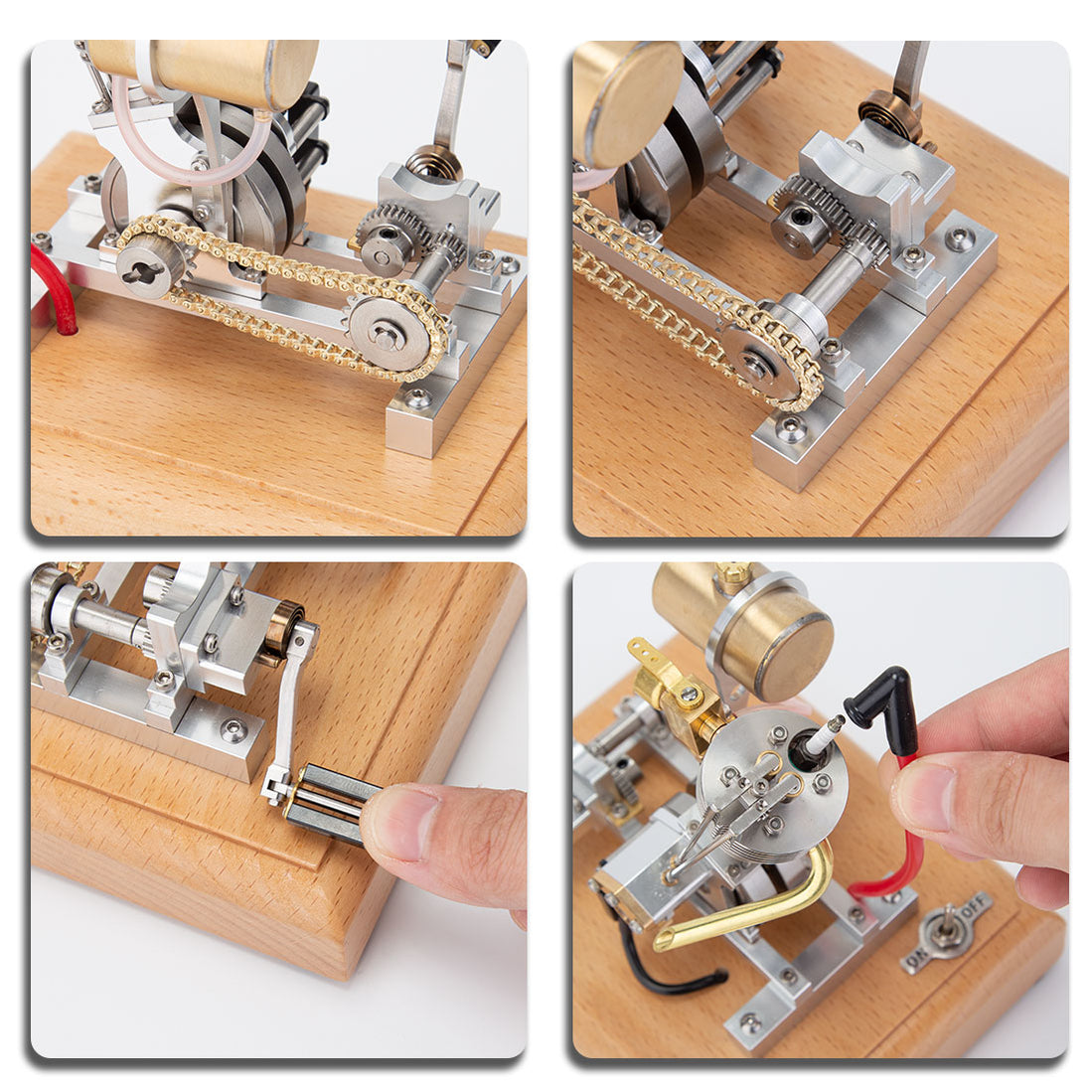 H09 Mini Hoglet Single-Cylinder Four-Stroke Gasoline Engine Model for ...