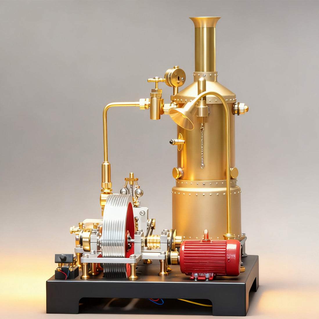 RETROL SE-03 Working Stationary Mill Steam Engine Model Kit with Boile ...