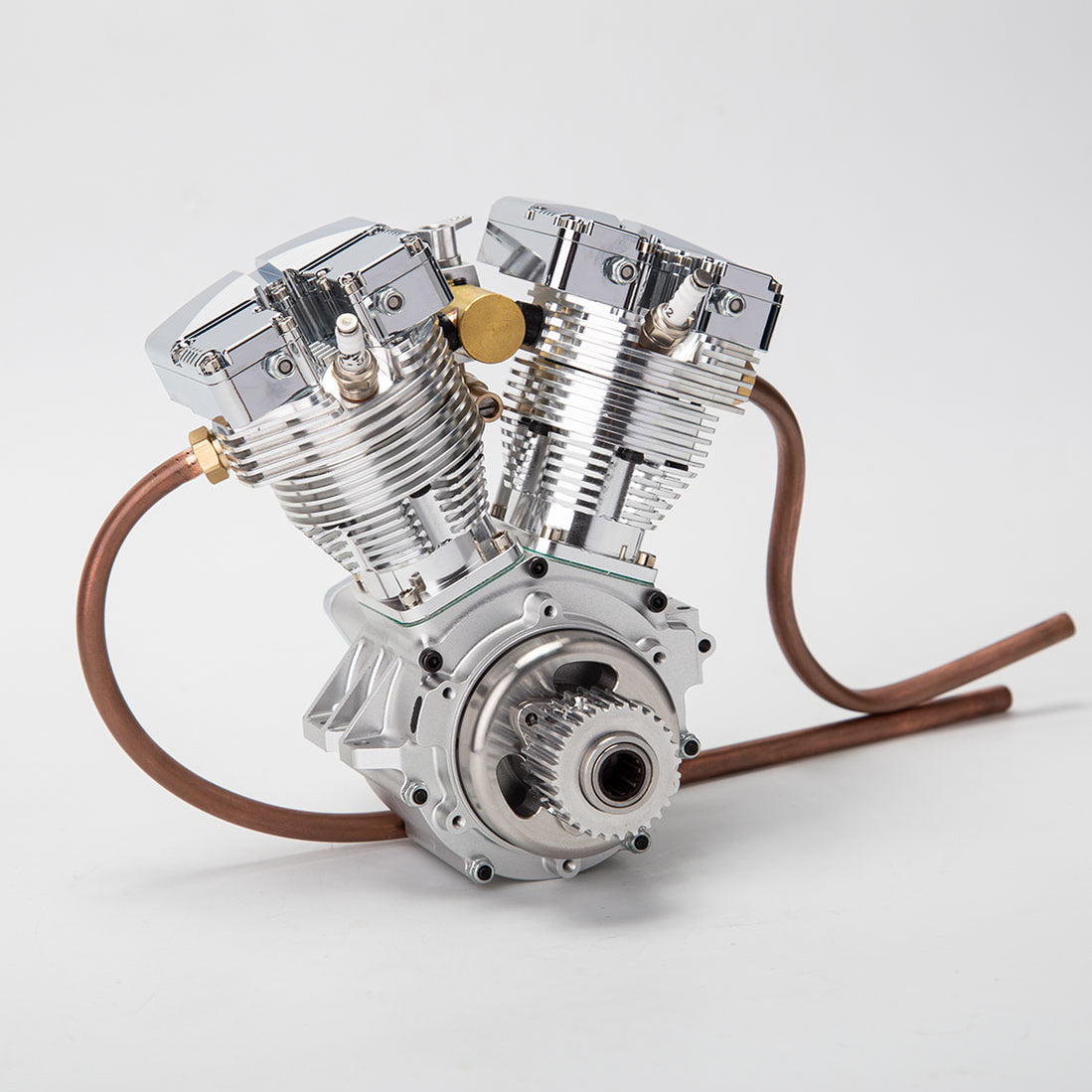CISON FG-VT157 15.7cc V-Twin Shovelhead Engine with Upgrade Kick Start ...