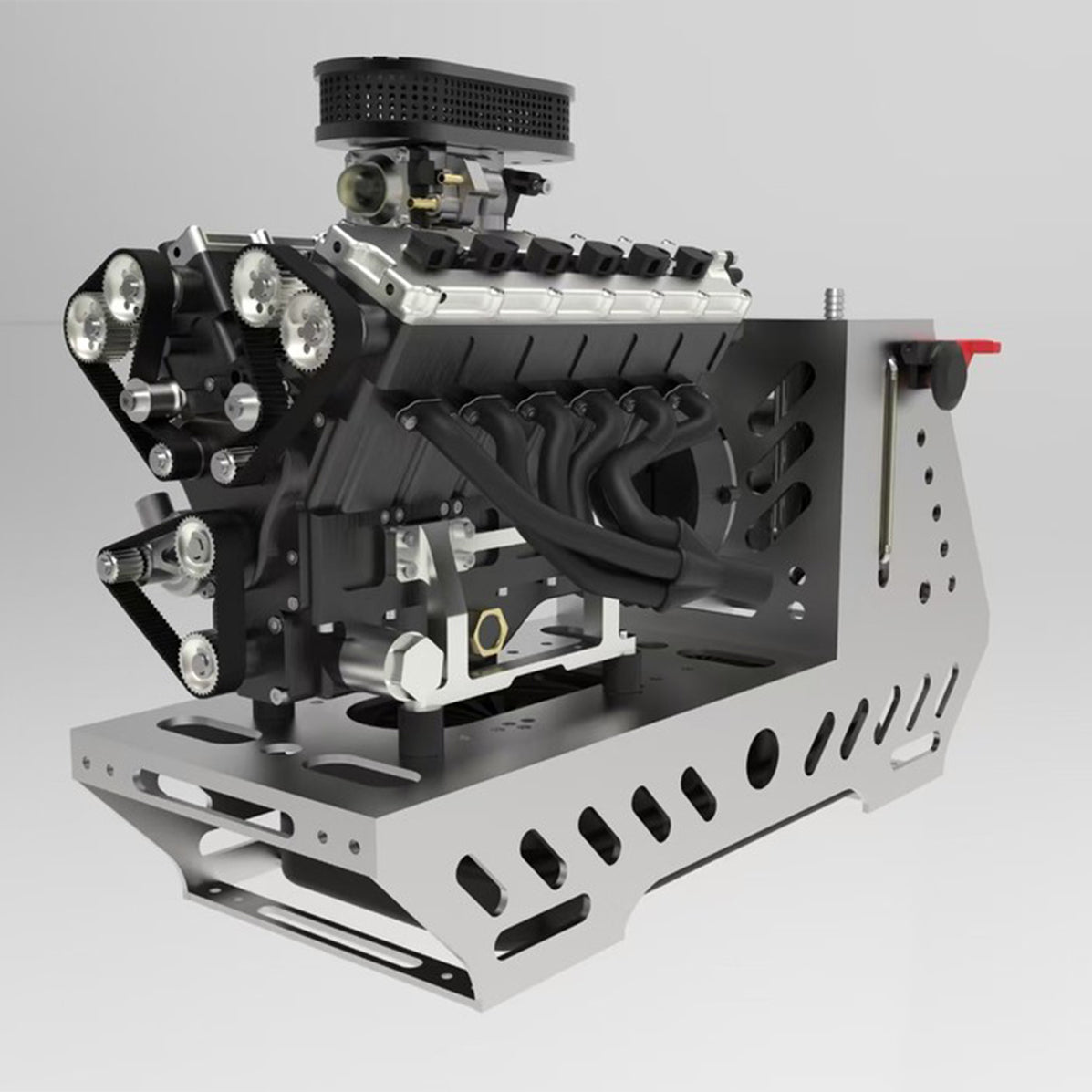 ENJOMOR V12 Engine Model That Works - GS-V12 72CC DOHC Gas Engine ...