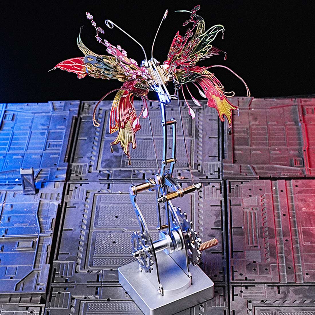 3D Metal Mechanical Butterfly Assembly Model Kit with Mechanical Trans — EngineDIY