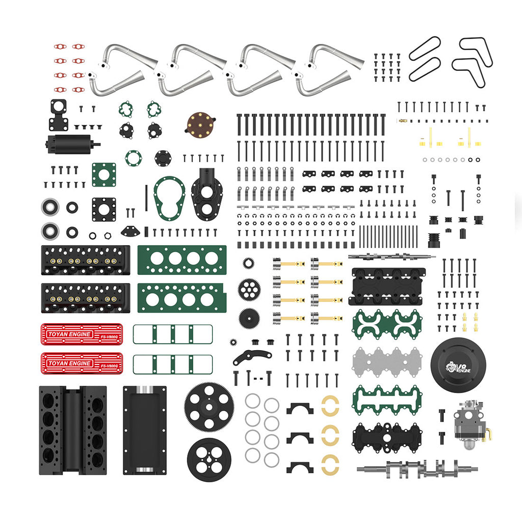 V8 Engine Model Kit that works | Build your own Engine Kit - EngineDIY
