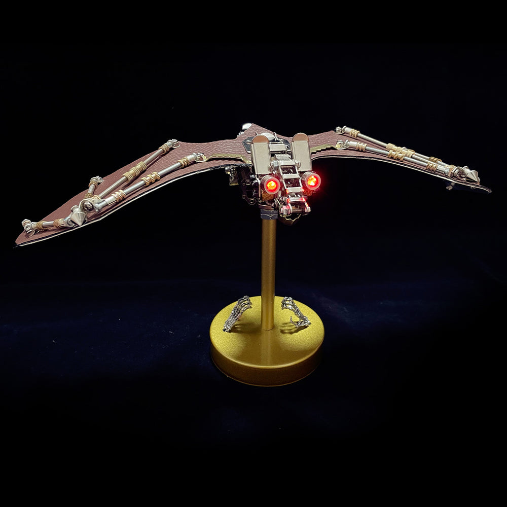 3D Bat Mechanical Steampunk Metal Assembly Animal Model Creepy Hallowe ...