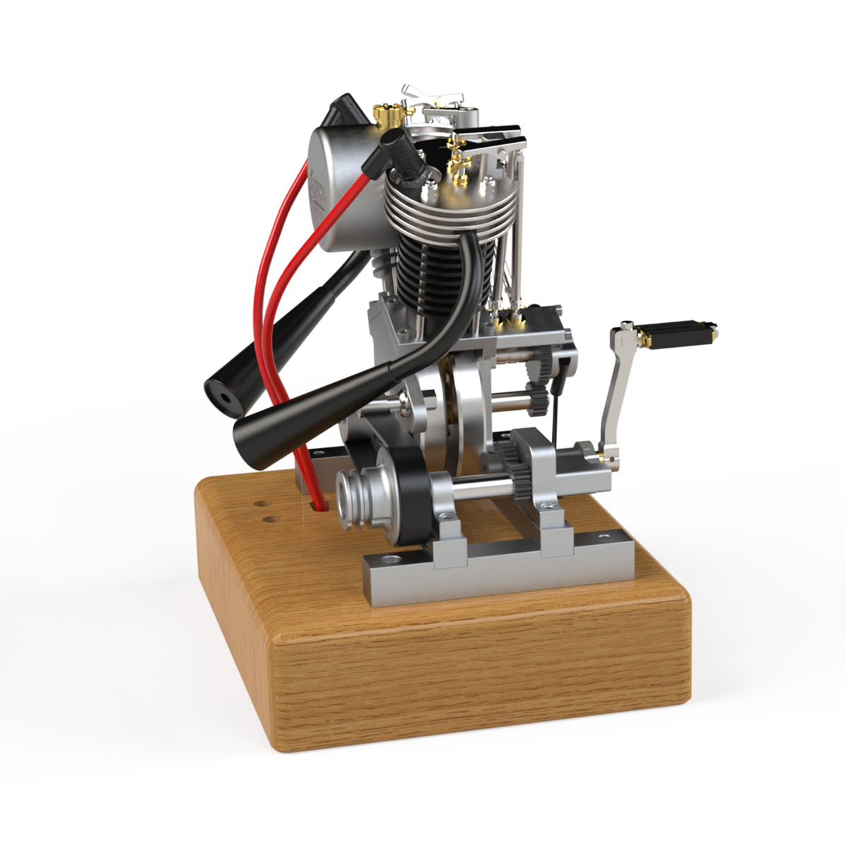 MUSA Hoglet V-Twin 4-Stroke Kick-Start Gasoline Motorcycle Engine Mode ...