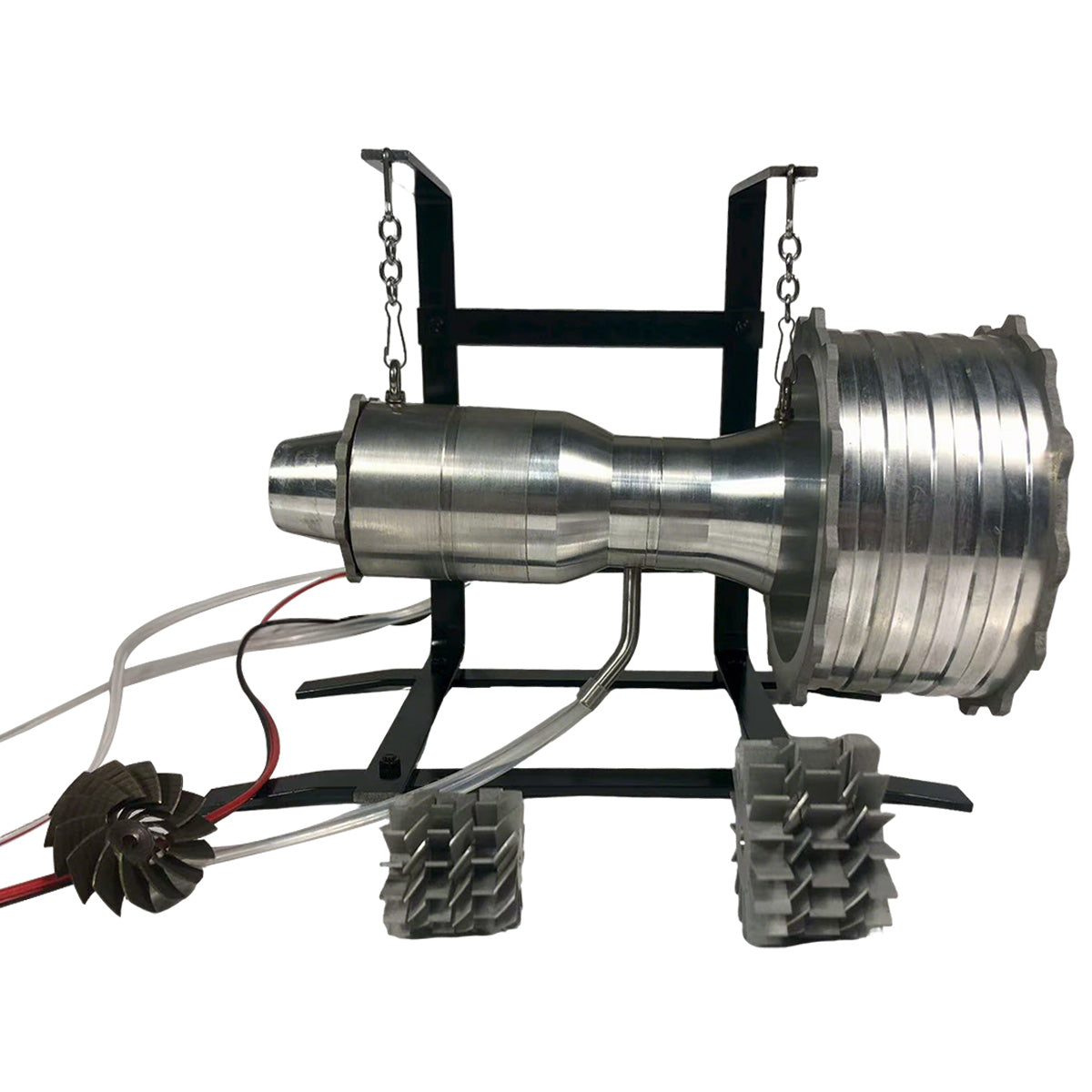 Miniature Turbofan Engine Model Precision-Crafted Removable and Mainta ...