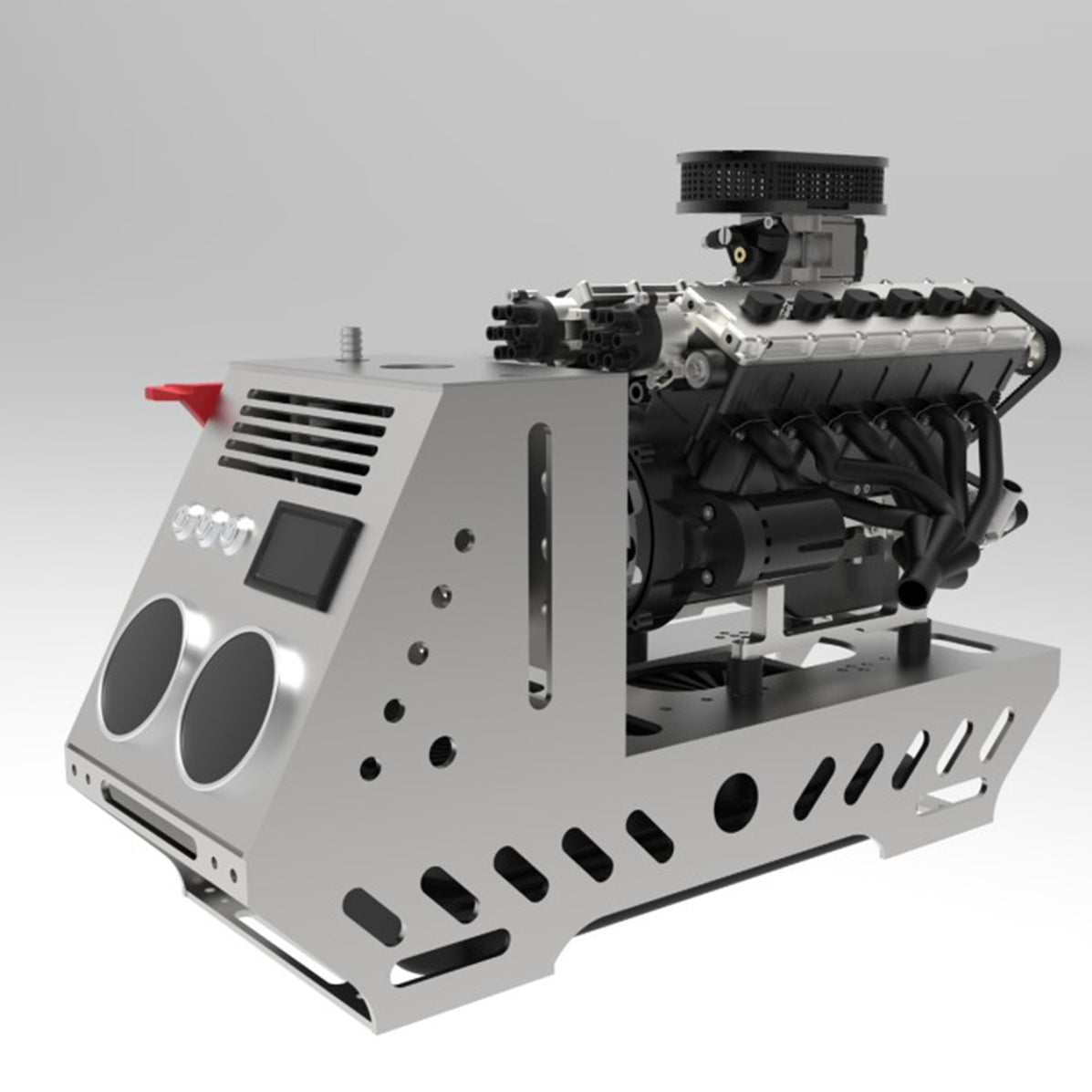 ENJOMOR V12 Engine Model That Works - GS-V12 72CC DOHC Gas Engine ...