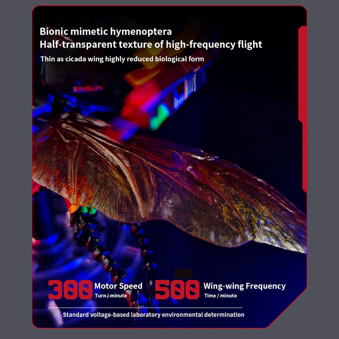 3D Mechanical Bionic Beetle Assembly Model Kit with LED Lighting Eight ...