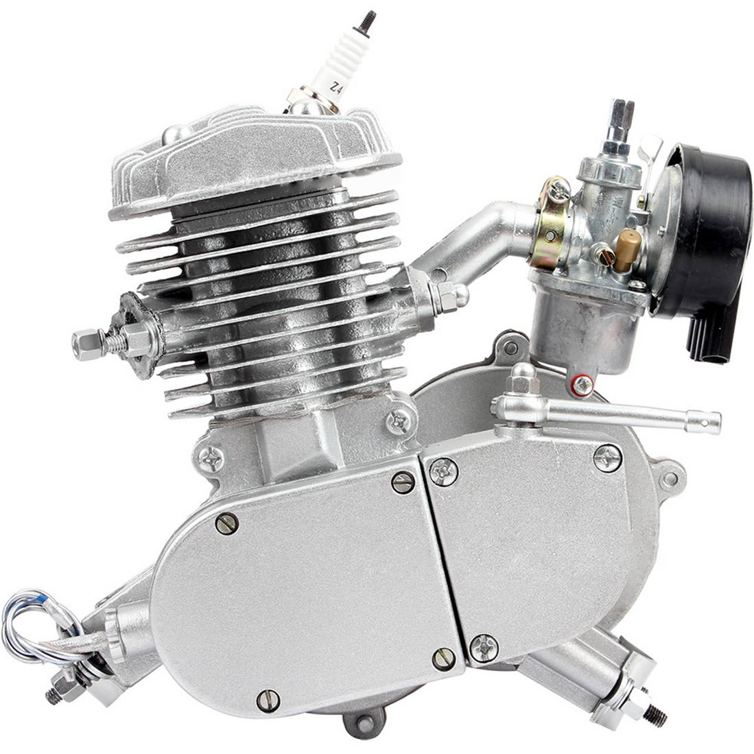80CC Mini 2-Stroke CNC Single-Cylinder Pull-Start Gasolin Internal Com ...
