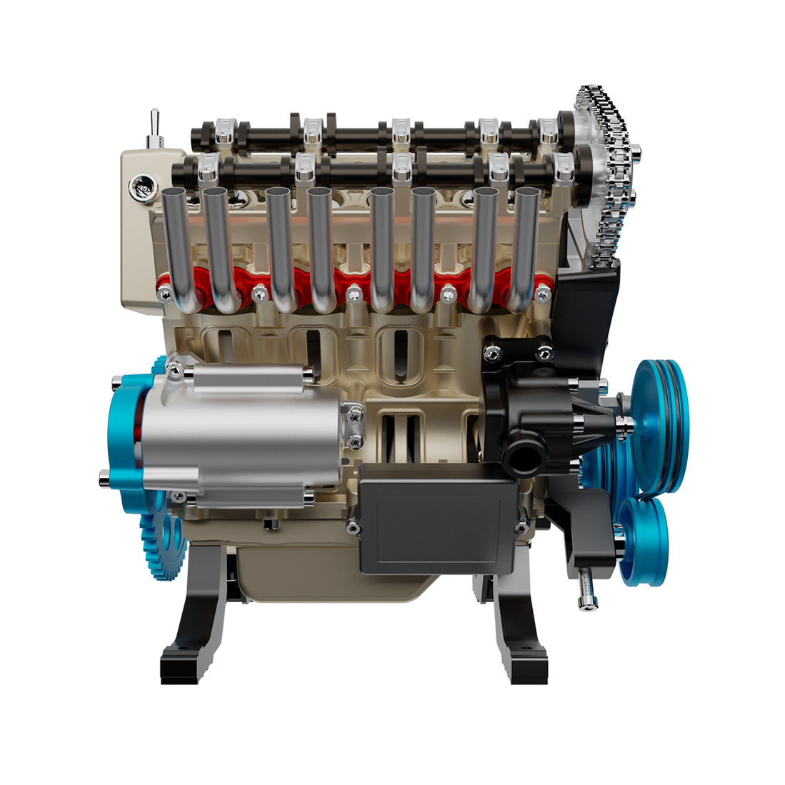 V8 Engine Model Kit that Works - Build Your Own V8 Engine - TECHING 1 ...