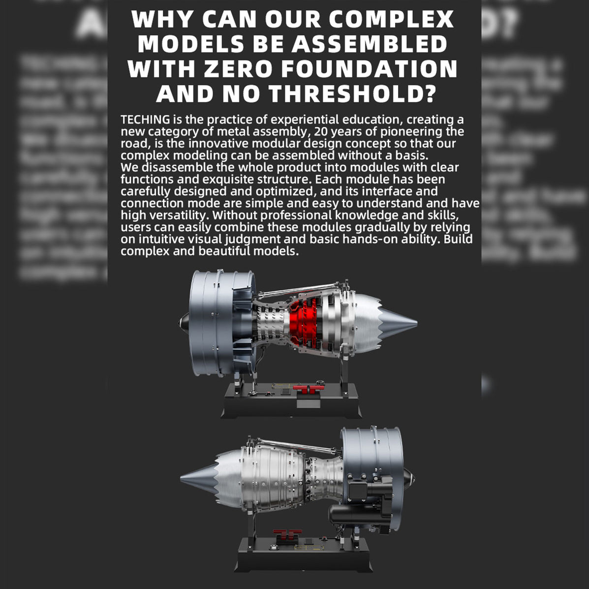 Turbofan Engine Model Kit that Works - Build Your Own Turbofan Engine ...